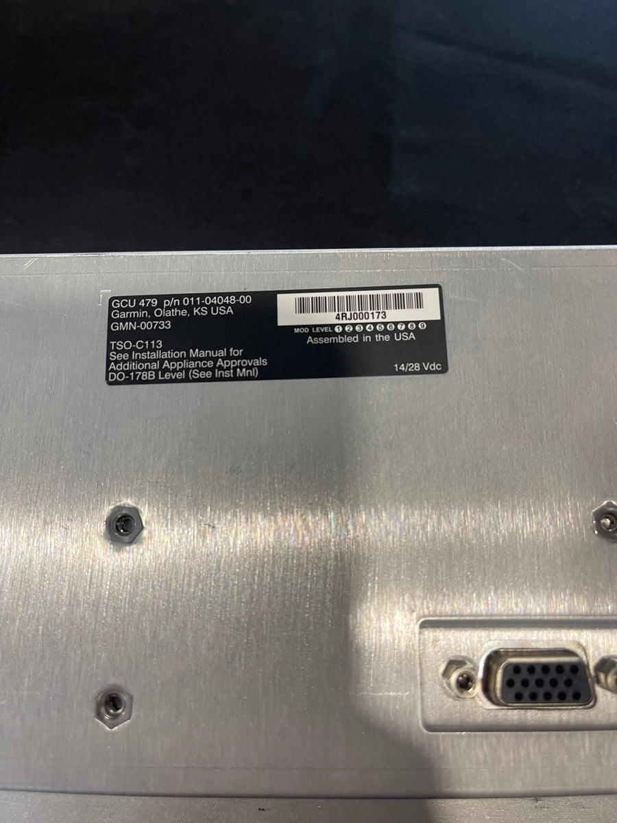 Overhauled Garmin GCU 479 P/N 011-04048-00 Cirrus P/N 36749-001 – Lone ...